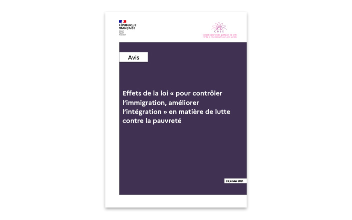 Avis du CNLE sur les effets de la loi « immigration » en matière de ...